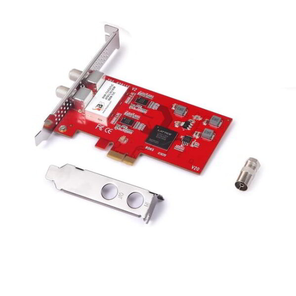 TBS 6281E DVB-T2/T/C Dual Input PCIe TV Tuner Card | Marginbaba